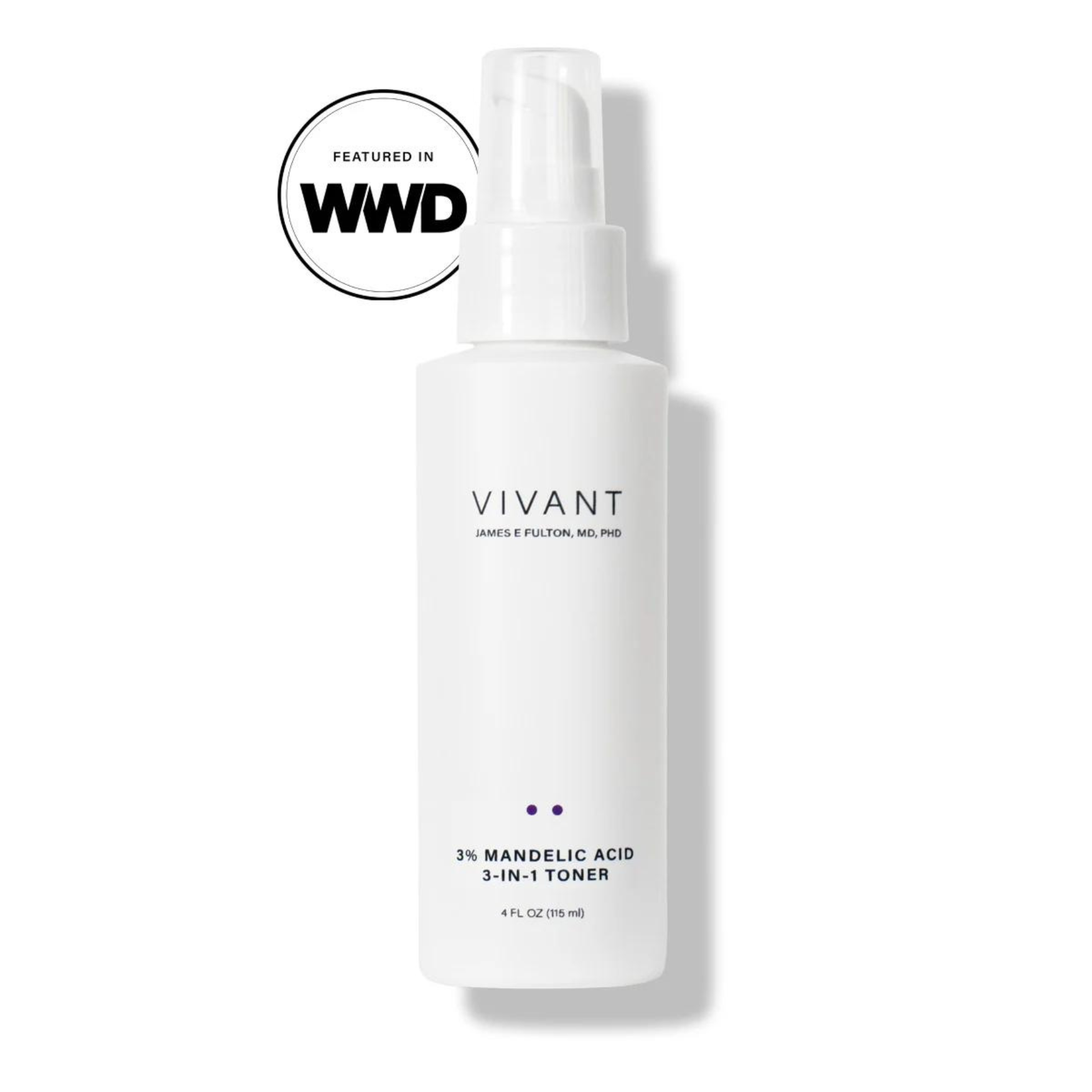 Vivant 3% Mandelic Acid 3-In-1 Toner – Shop Crafted Beauty